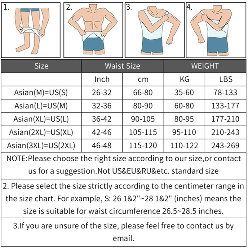 Men Slimming Body Shaper Belly Control Shapewear Man Shapers – Fey Aura